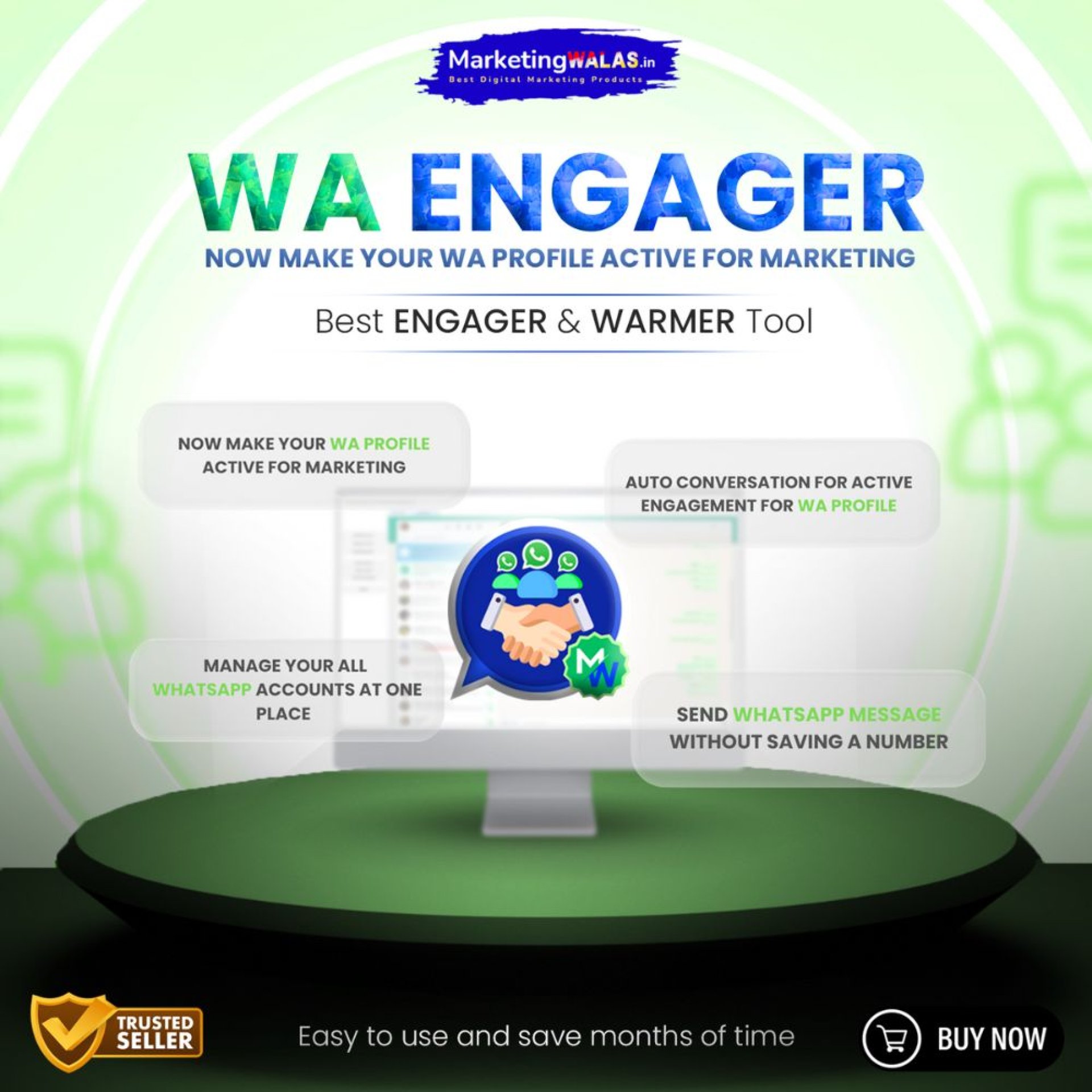 WhatsApp Profile Engager & Warmer - NOW MAKE YOUR WA PROFILE ACTIVE FOR ...